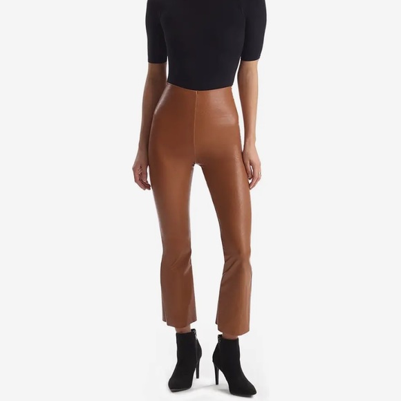 Commando | Pants & Jumpsuits | Commando Cropped Flare Faux Leather ...